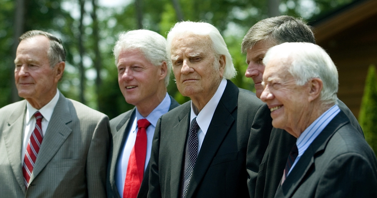 Billy Graham Makes It to Gallup Poll\'s List of 10 Most Admired Men By ...