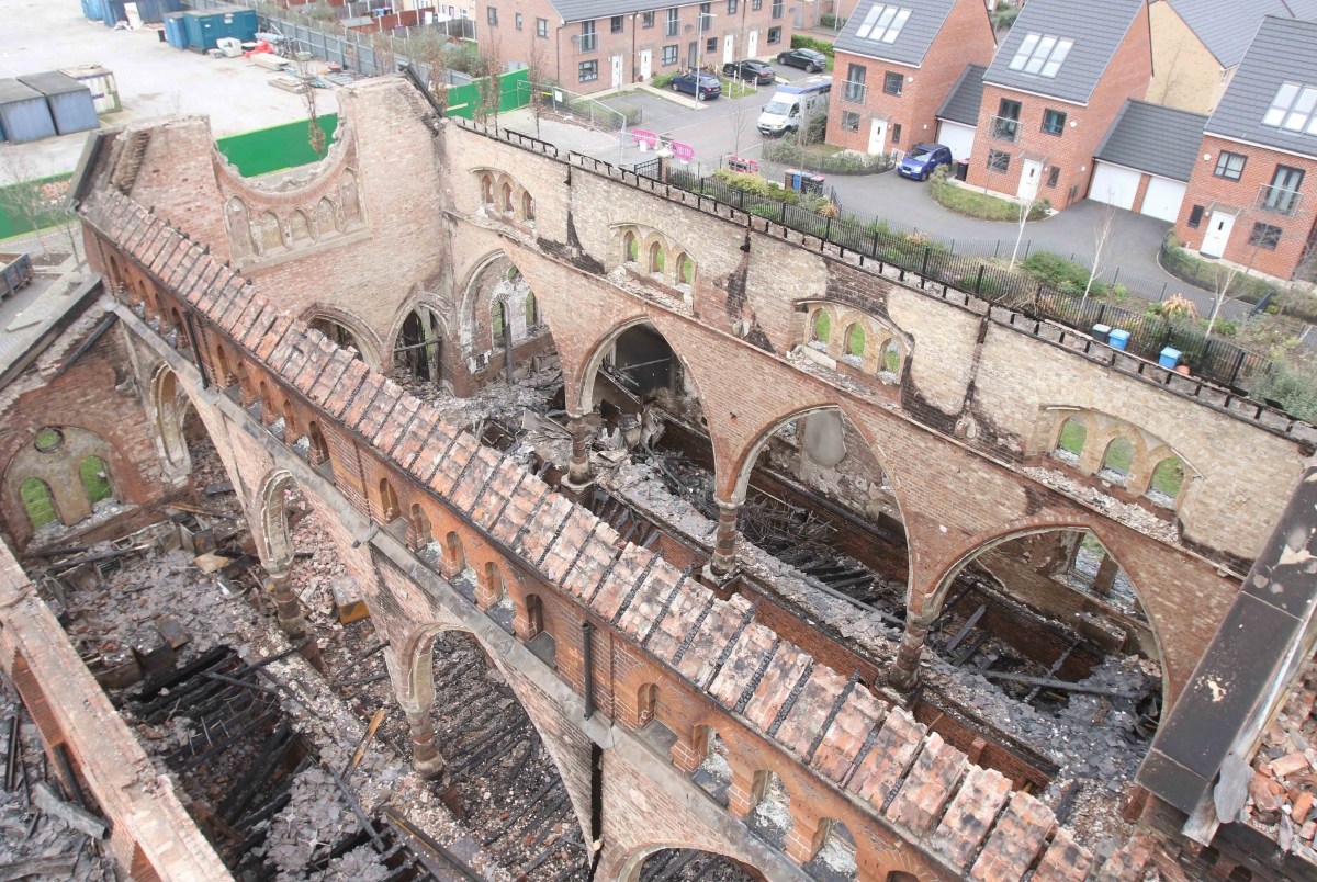 Shocking new images show devastation caused by fire in Victorian church ...