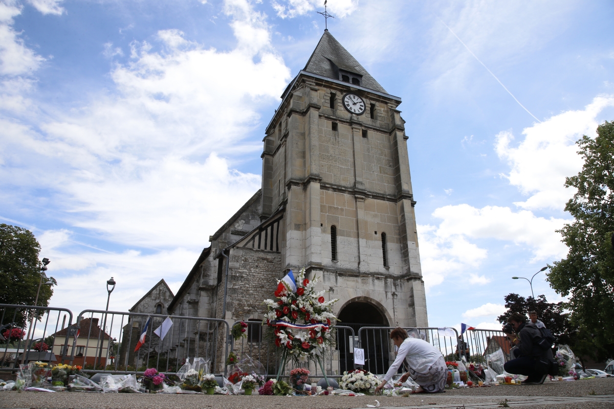 French president leads mourners honouring Fr Jacques Hamel on first ...
