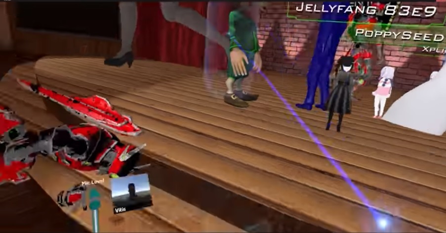 Virtual Reality chat user experience seizures in the middle of a ...