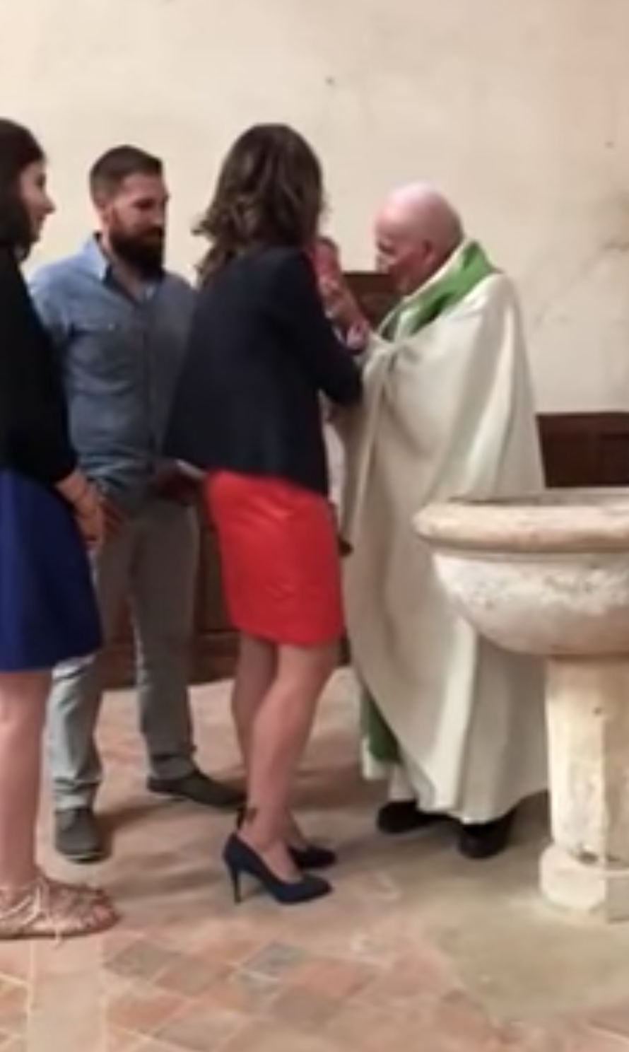 French priest announces retirement after being filmed slapping crying ...