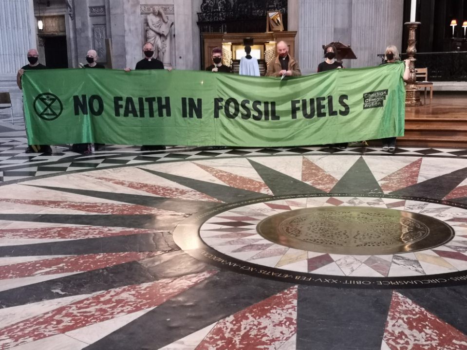 14 arrested after Christian climate protest inside St Paul's Cathedral ...