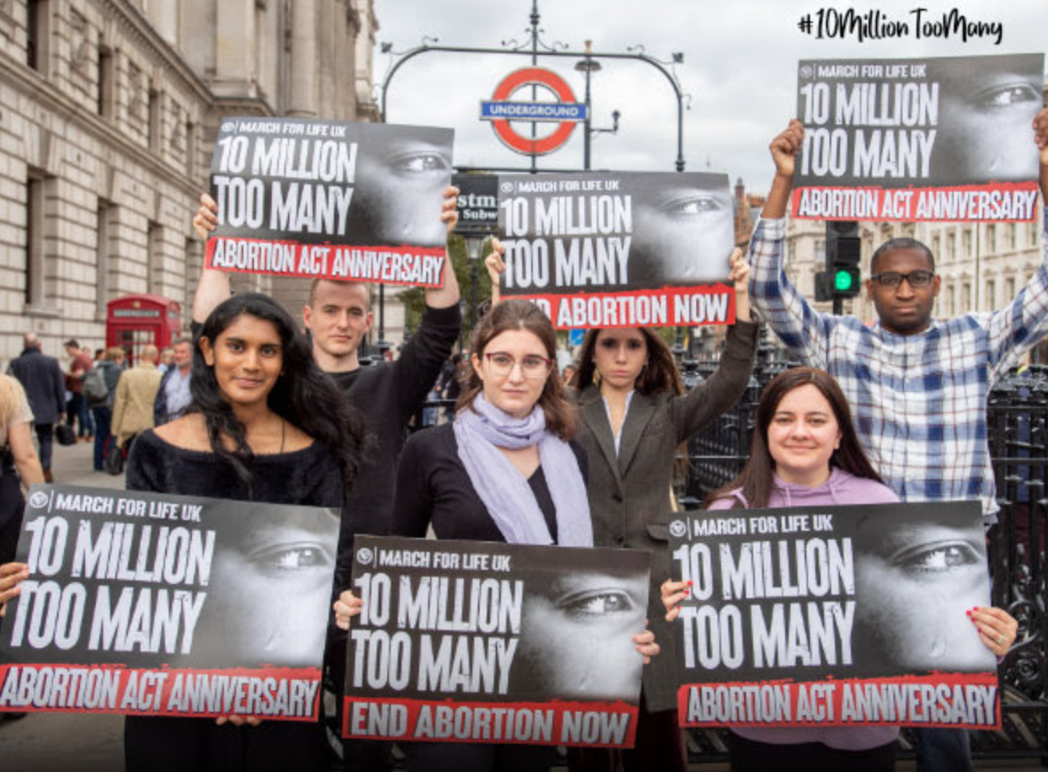 Millions of aborted babies remembered outside Parliament - Christian Today