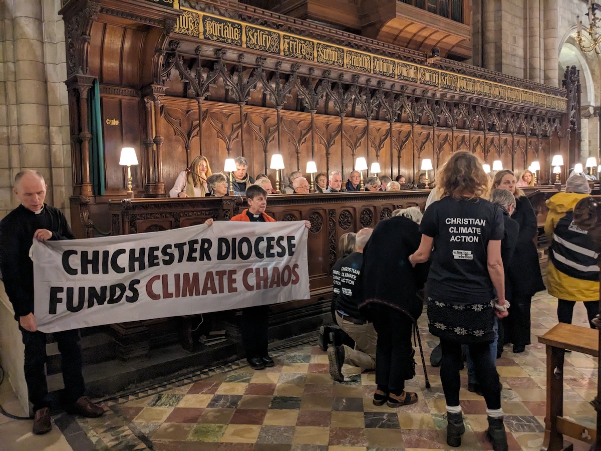 Fossil fuel protest at Chichester Cathedral 'disappointing' - Christian ...
