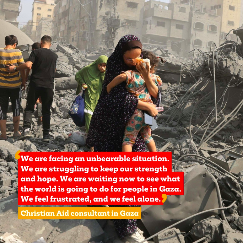 Church leaders and aid agencies call for end to fighting in Gaza ...