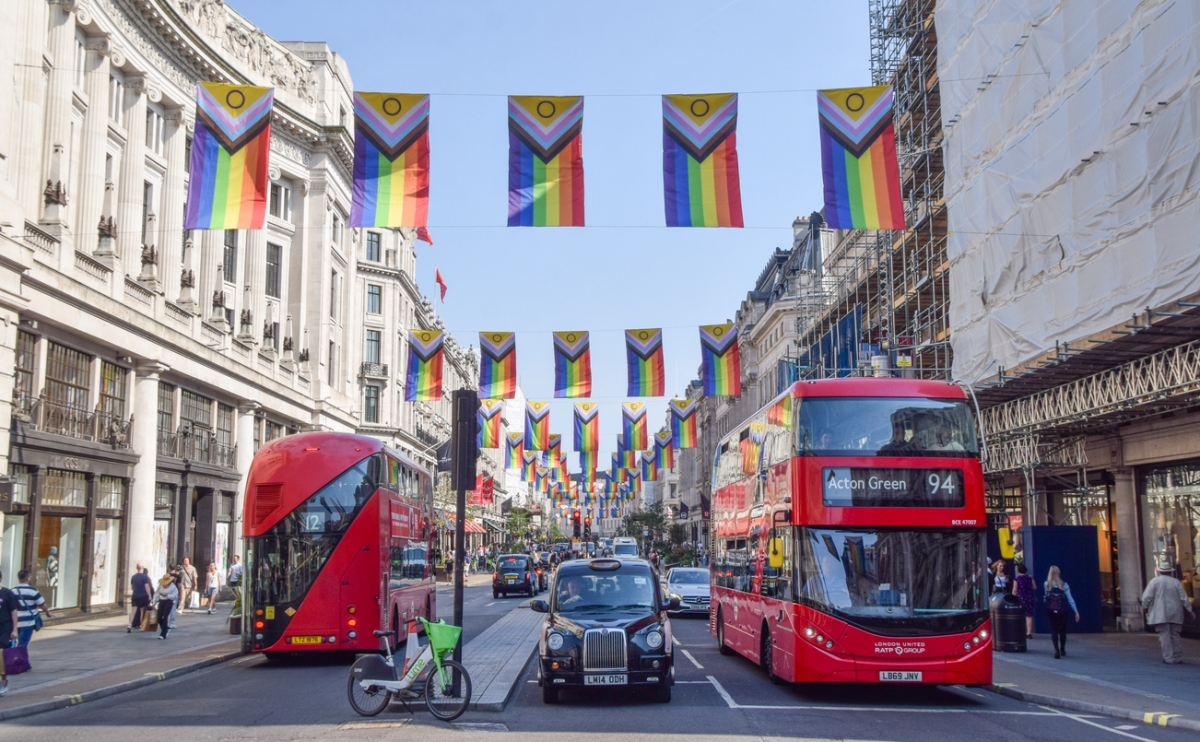 Thousands sign petition protesting Progress Pride flags on London's ...