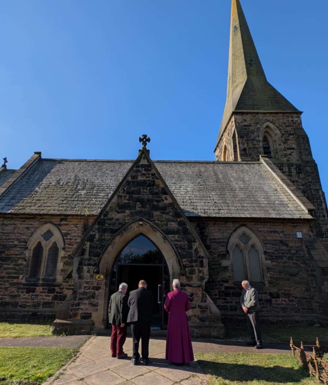 Church rededicated to God after apparent atheist hate crime attack ...