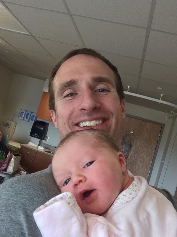 Drew Brees thrilled with arrival of healthy baby daughter - \'God\'s ...