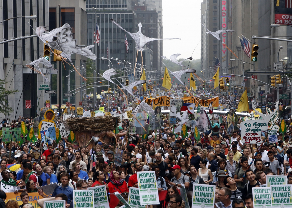 Faith leaders call for action after biggest climate march in history ...
