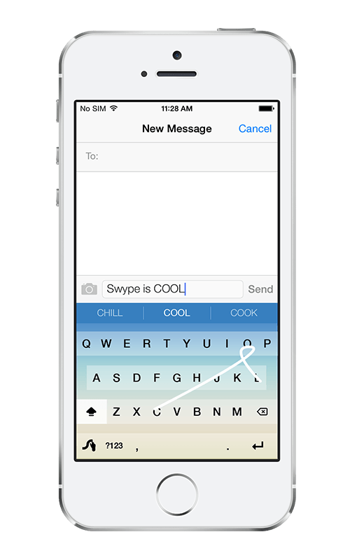 iOS 8 Swype keyboard app; Fleksy and Minuum offer colorful themes ...