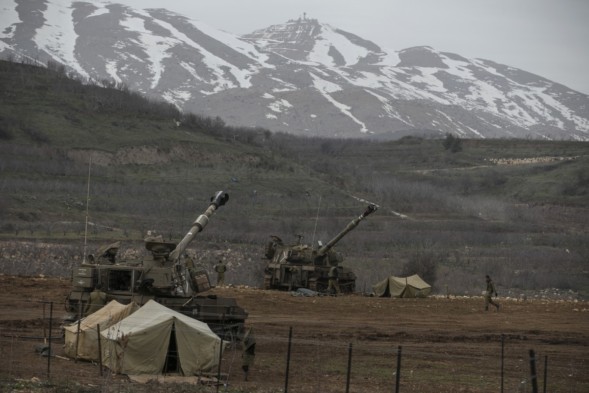Israel strikes Syrian army targets after rockets hit Golan Heights ...