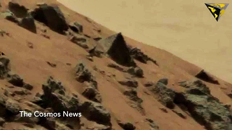 Pyramid on Mars: Natural rock formation or signs of alien life ...
