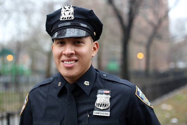 New York cop named Christian honoured for saving life of man about to ...