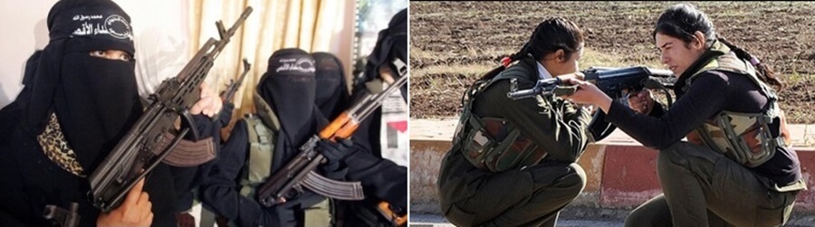 Women\'s war, too: All-female Christian militia versus ISIS\' all ...