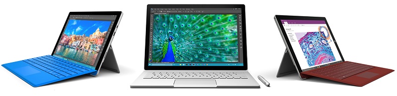 Microsoft Surface Pro 4 vs Surface Book specs comparison: Surface ...