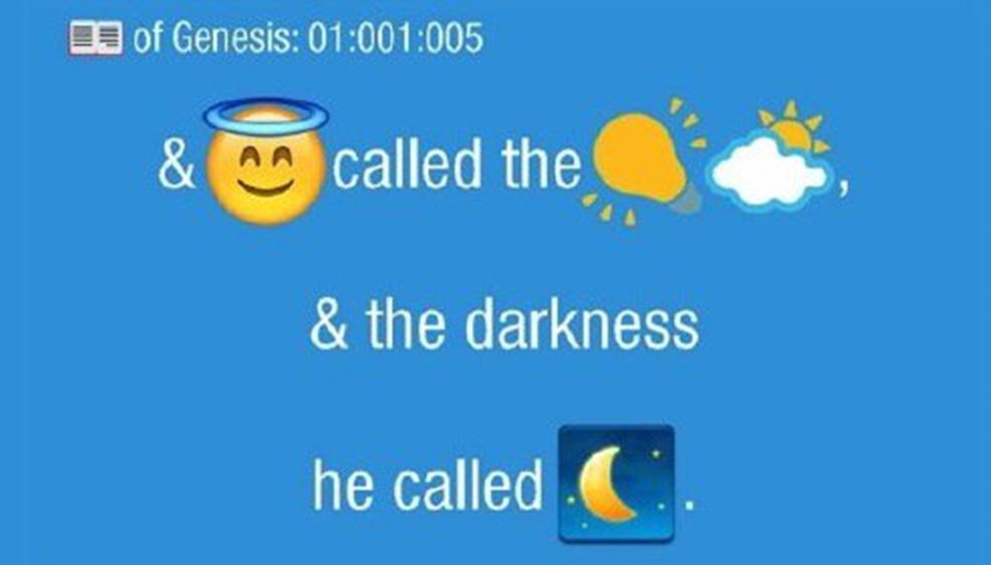 \'Fun way to share the Gospel\': Emoji Bible can now be downloaded on ...