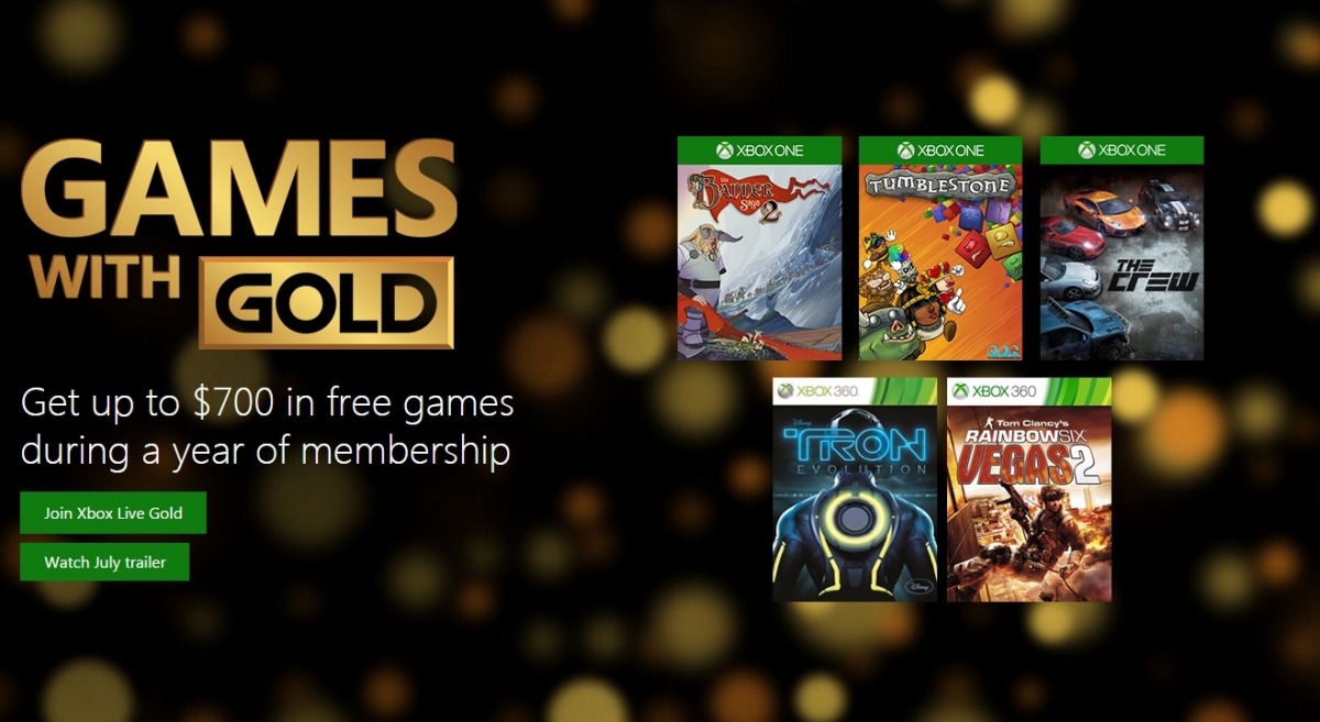 Xbox One July 2016 free games list features \'Tumblestone,\' \'Tron ...